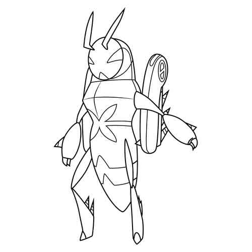 Раскраска Покемон Крокалор #0910 распечатать или скачать