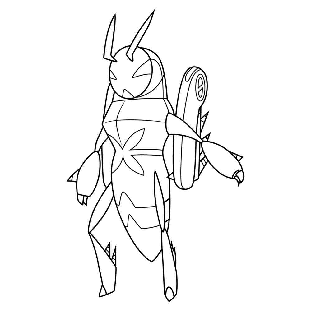 Раскраска Покемон Локикс #0920 распечатать или скачать