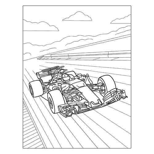 Раскраски Гоночные и спортивные машины | распечатать раскраски гоночных ...