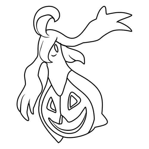 Раскраска Покемон Гогоат #0673 распечатать или скачать