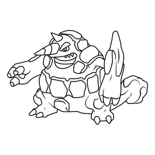 Раскраска Покемон Роузрэйд #0407 распечатать или скачать