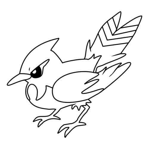 Раскраска Покемон Флорджес #0671 распечатать или скачать