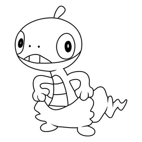 Раскраска Покемон Солосис #0577 распечатать или скачать