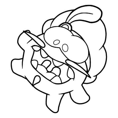 Раскраски Ам Ням | распечатать Ам Няма