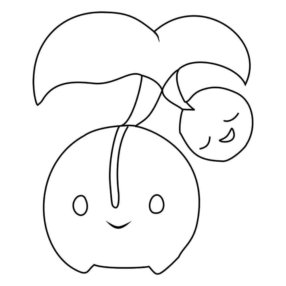 Раскраска Покемон Черуби #0420 распечатать или скачать