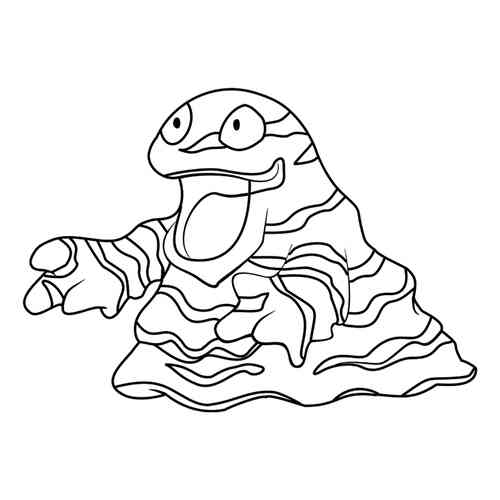 Раскраска Покемон Голдак #0055 распечатать или скачать