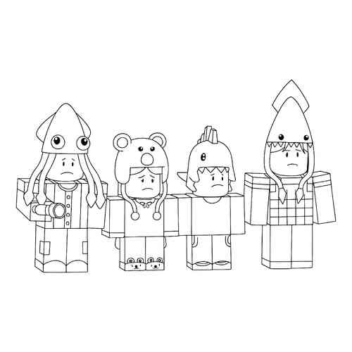 Раскраски Роблокс | шикарная коллекция от Роблокс