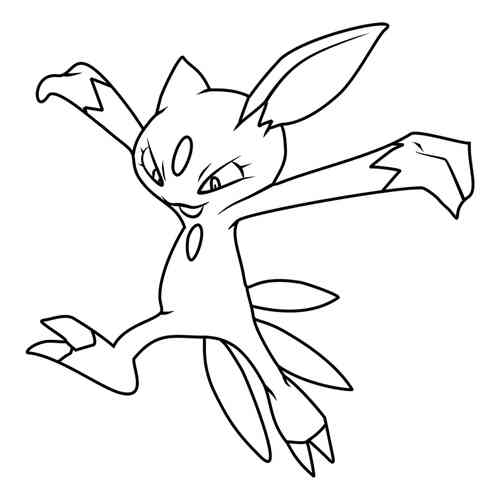 Раскраска Покемон Спинарак #0167 распечатать или скачать