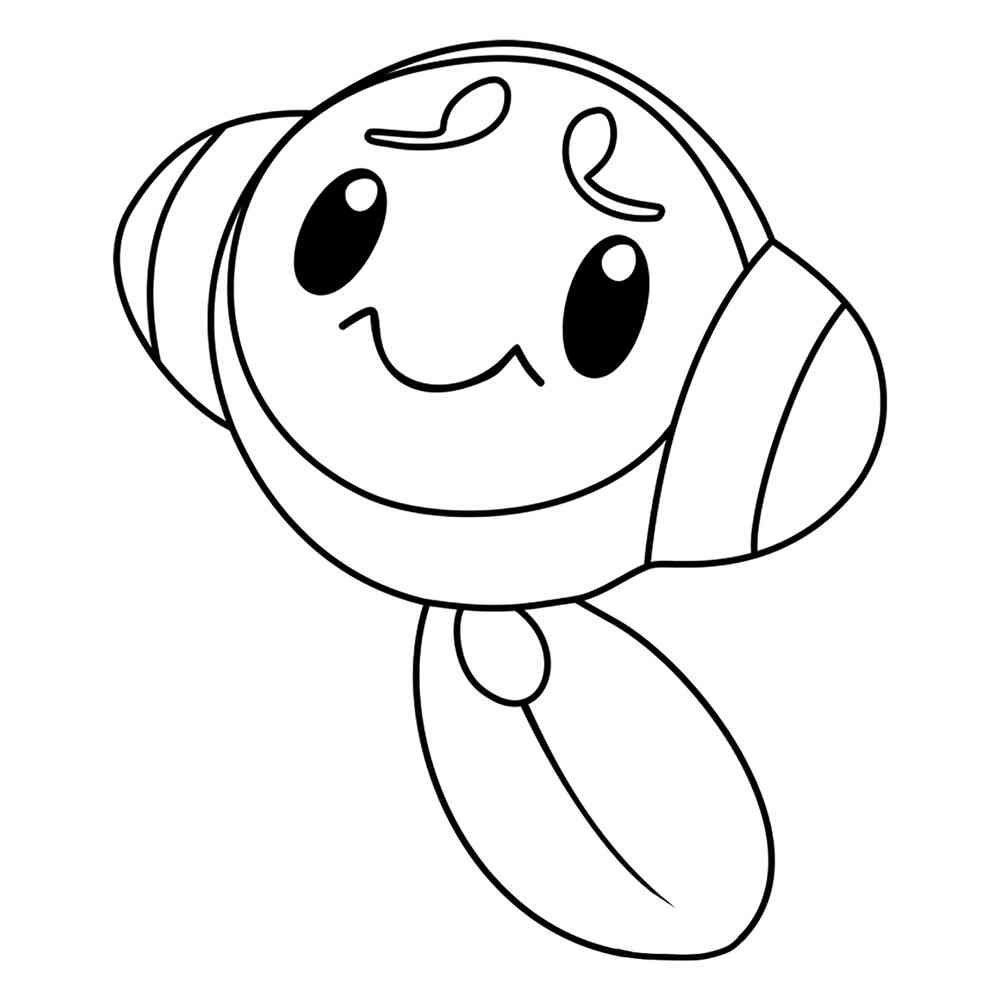 Раскраска Покемон Тимпол #0535 распечатать или скачать