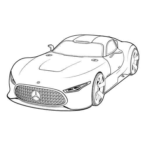 Раскраски Гоночные и спортивные машины | распечатать раскраски гоночных ...