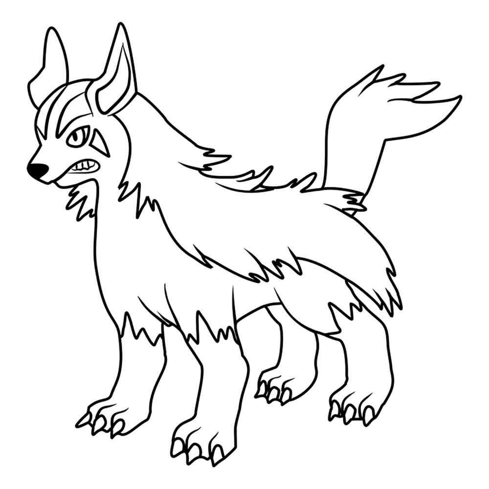 Раскраска Покемон Матиена #0262 распечатать или скачать