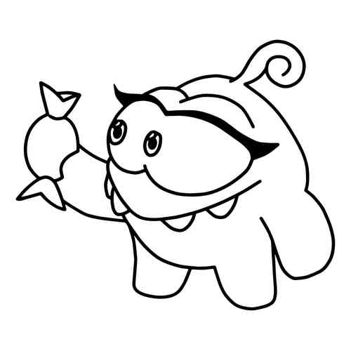 Раскраски Ам Ням | распечатать Ам Няма