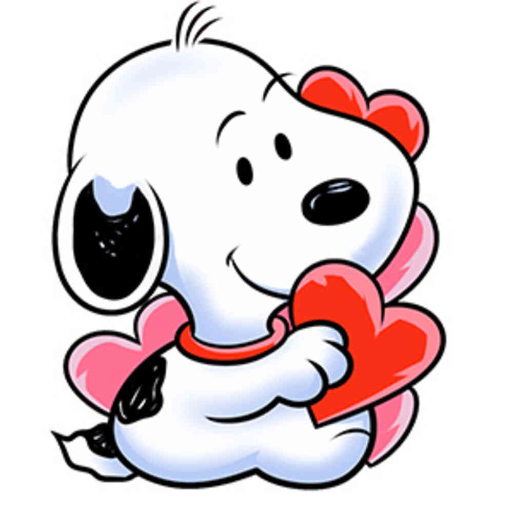 Как нарисовать валентинку со Снупи