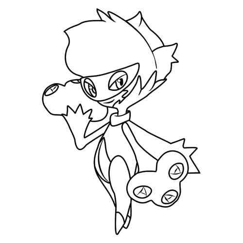 Раскраска Покемон Рэмпардос #0409 распечатать или скачать