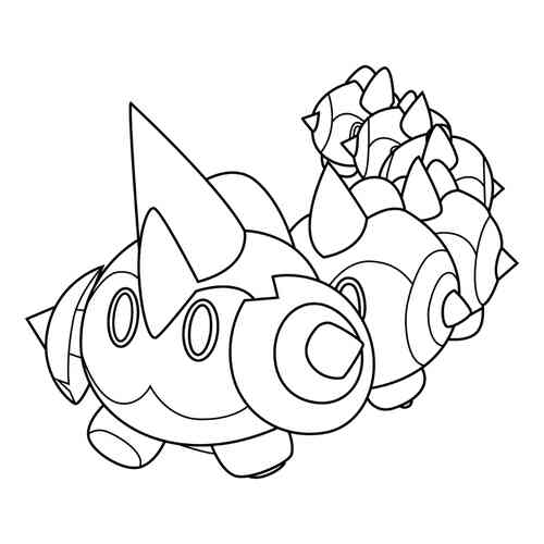 Раскраска Покемон Урсалуна #0901 распечатать или скачать