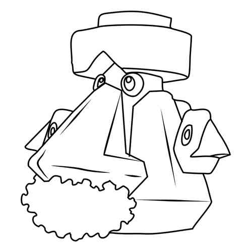 Раскраска Покемон Принплап #0394 распечатать или скачать