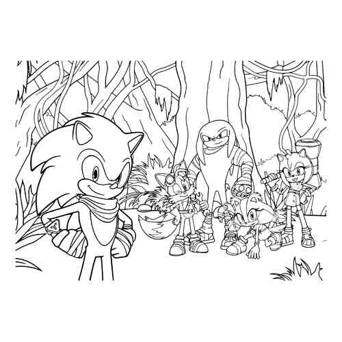 Раскраски Соник | Sonic распечатать