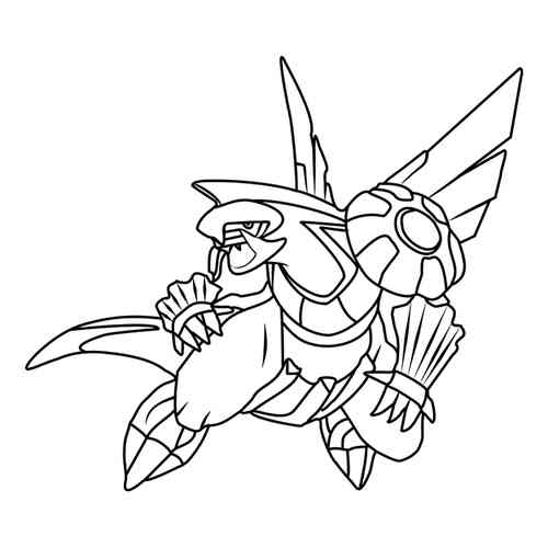 Раскраска Легендарный покемон Реджигигас #0486 распечатать или скачать