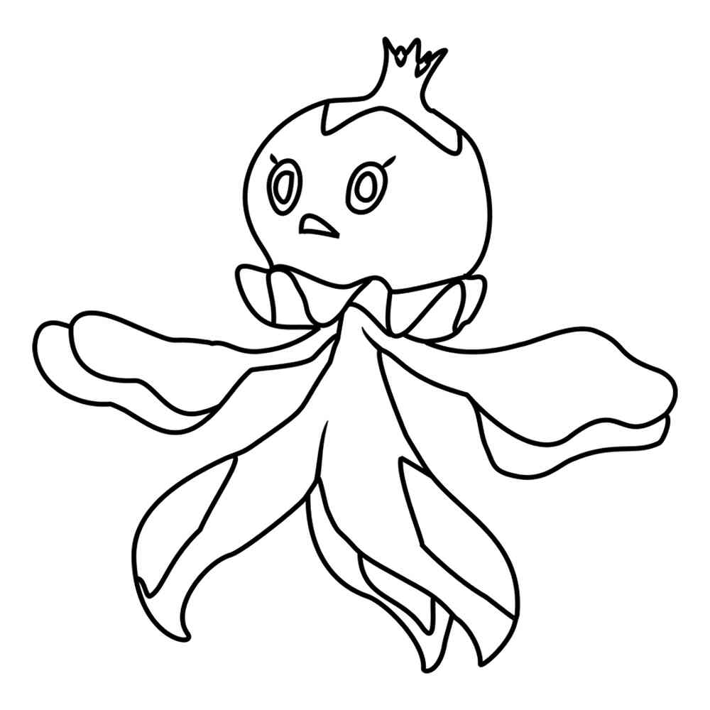 Раскраска Покемон Фриллиш #0592 распечатать или скачать
