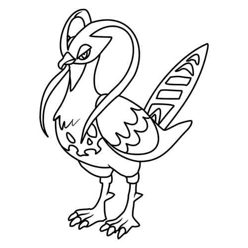 Раскраска Покемон Амунгус #0591 распечатать или скачать