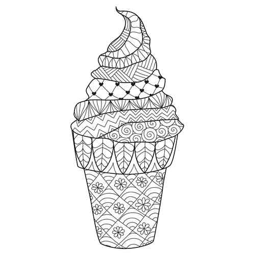 Раскраски мороженое для детей | распечатать