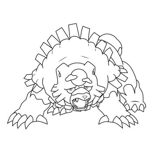 Раскраска Покемон Токстрисити #0849 распечатать или скачать