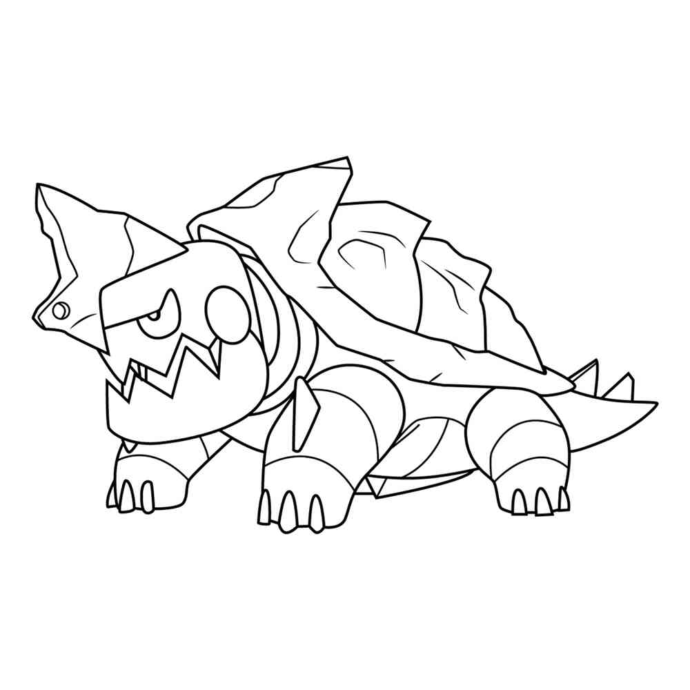Раскраска Покемон Дредно #0834 распечатать или скачать