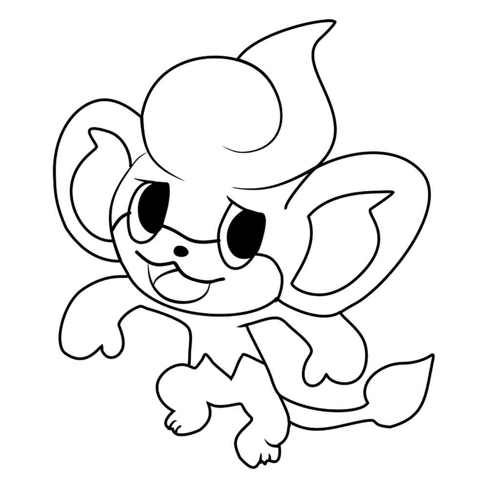 Раскраска Покемон Пансир #0513 распечатать или скачать